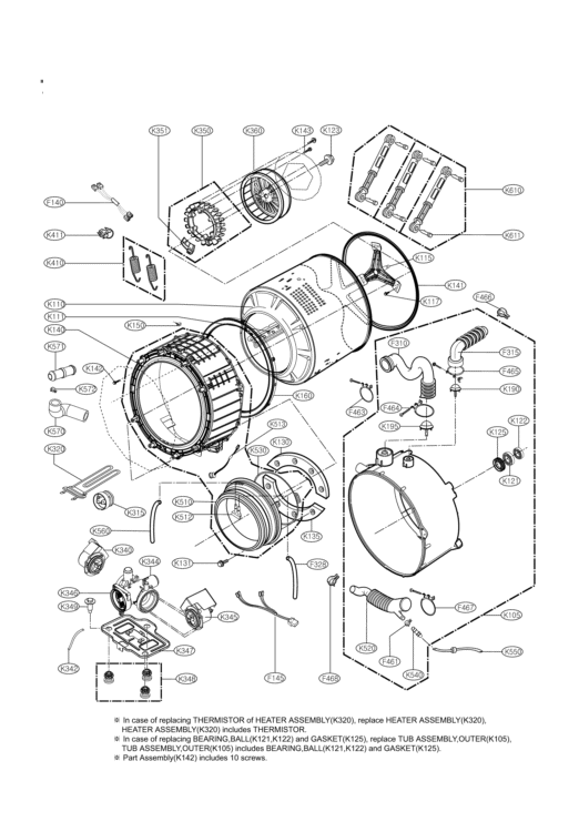 LG 4036ER4001B Washing Machine Tub Seal - ApplianceParts4All.com