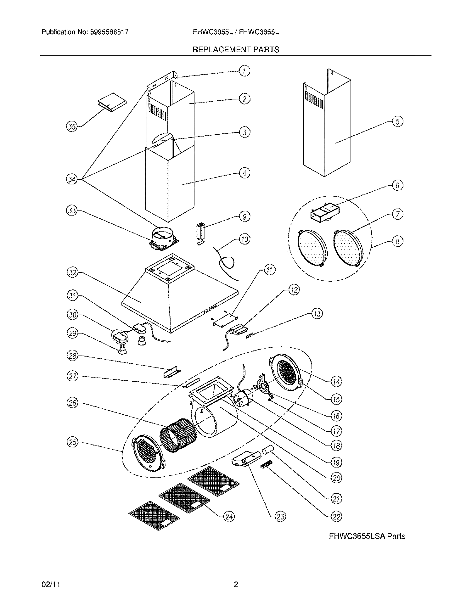 Frigidaire 5304482242 Fan Motor - ApplianceParts4All.com