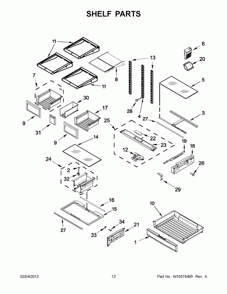 Whirlpool WPW10688114 Front Panel - ApplianceParts4All.com