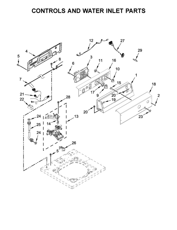 Whirlpool W11205048 Water Inlet Valve - ApplianceParts4All.com