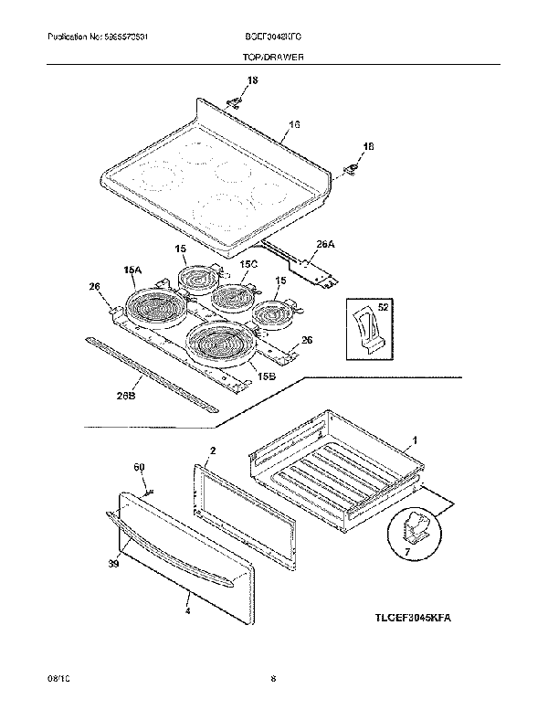 Frigidaire 5304533520 Radiant Surface Element - ApplianceParts4All.com