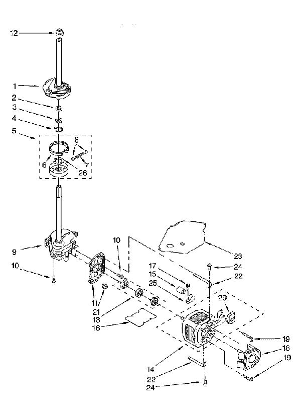 Whirlpool Direct Drive Washer Motor WP661600 Genuine OEM Part ...