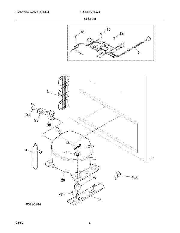 Frigidaire 297223402 Freezer/Refrigerator Compressor Kit W/E ...