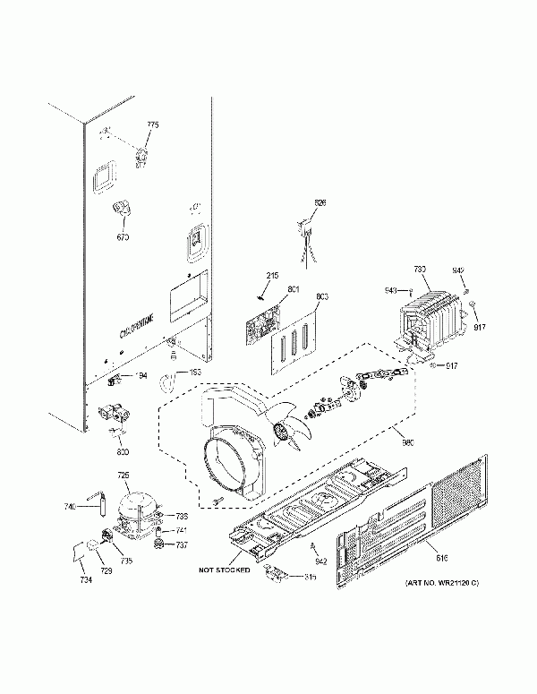 General Electric WR55X46945 Refrigerator Control Board ...