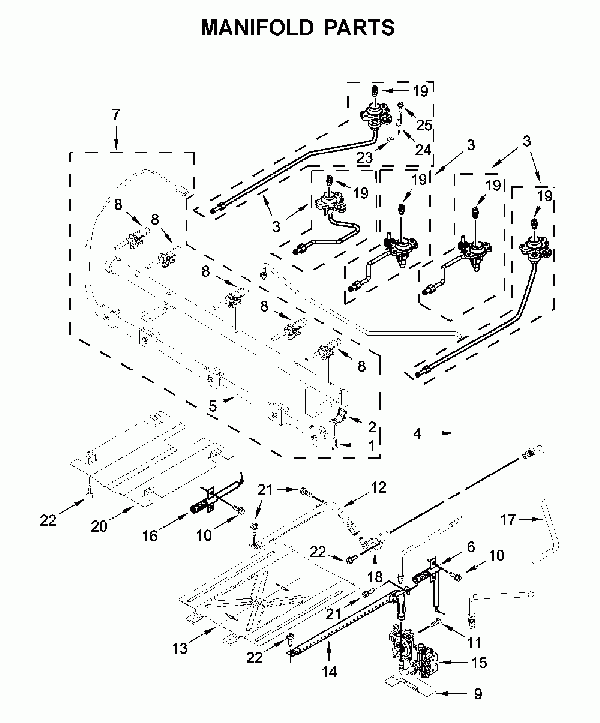 Whirlpool W11449506 Gas Valve and Pressure Regulator for Ranges and ...