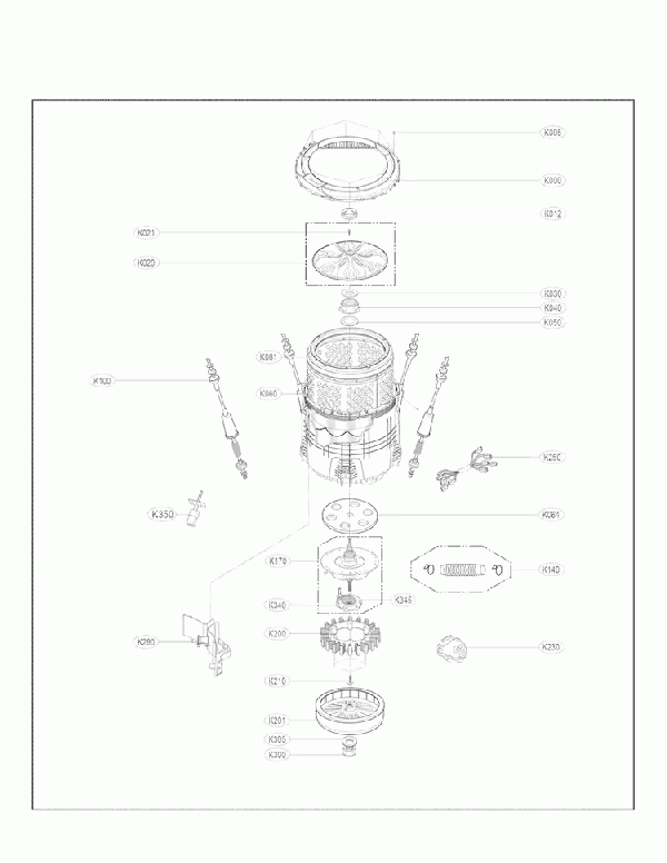 LG AJK72989704 Washer Suspension Assembly - ApplianceParts4All.com